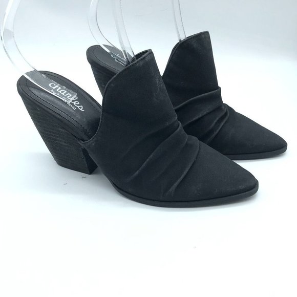 Charles David | Shoes | Charles David Womens Mules Block Heel Pointed ...